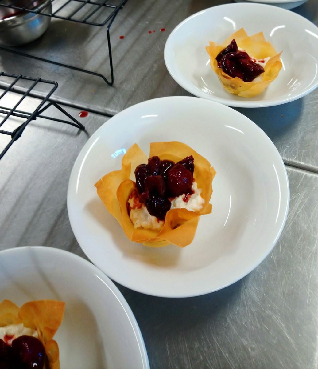 Quick filo pastry pudding baskets and fillings – Time to Cook