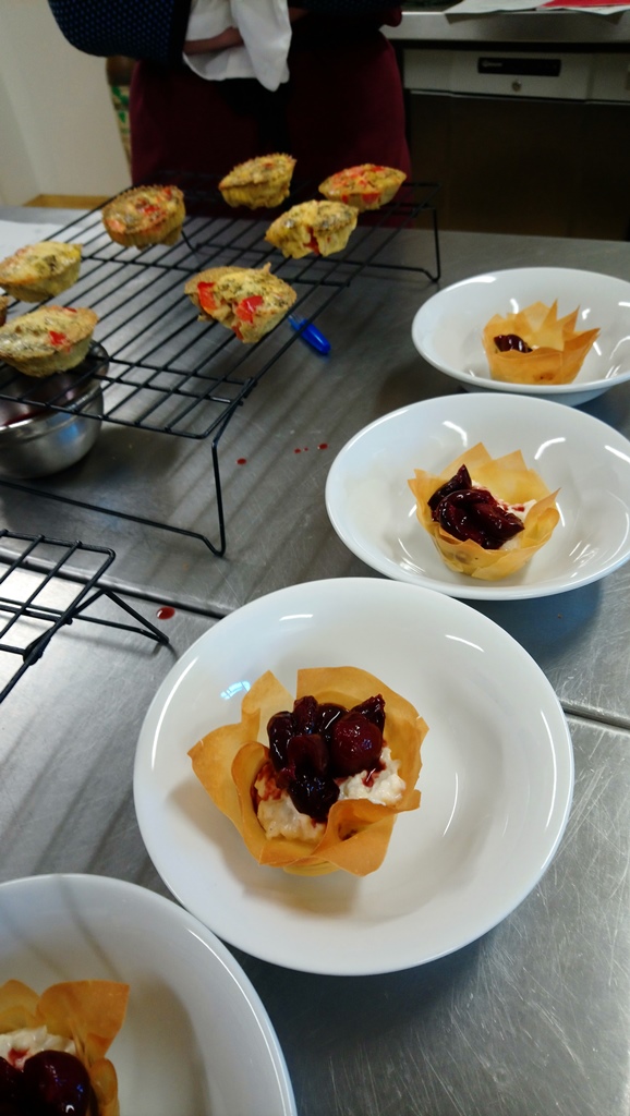 Quick filo pastry pudding baskets and fillings – Time to Cook